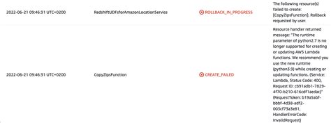 Copyzipsfunction Used Python27 Is No Longer Supported For Created