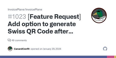 [feature request] add option to generate swiss qr code after invoice