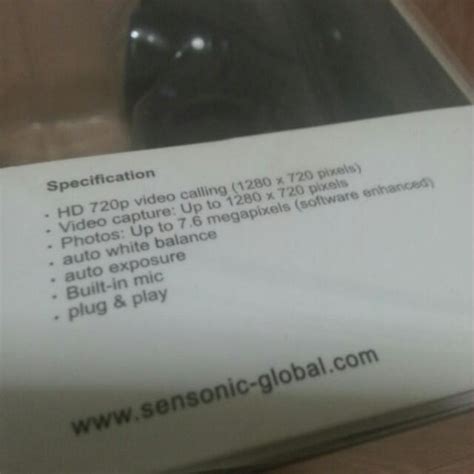 Sensonic Vc3000 Webcam Computers And Tech Parts And Accessories