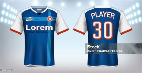 축구 유니폼과 티셔츠 스포츠 그래픽 디자인 서식 파일 이랑 축구 키트 유니폼 준비에 대 한 로고와 이름 쉽게 색상 및 팀 에