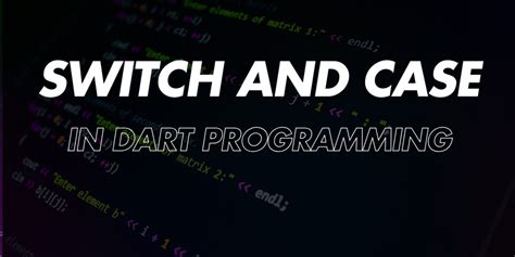 control flow statements switch and case in dart bangla dev community