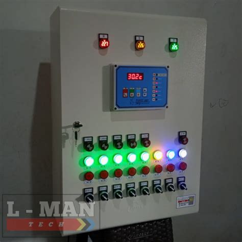 Jual Panel Kandang Close 5 Blower Coolingpad Heater Dan Lampu Automatis Timer Listrik 3 Phase