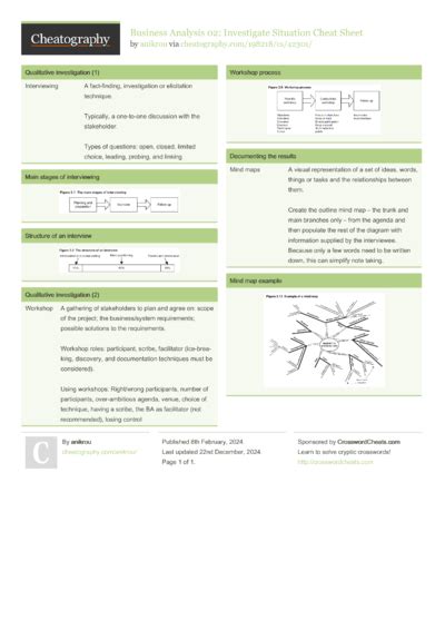 Business Analysis 03 Consider Perspectives Cheat Sheet By Anikrou