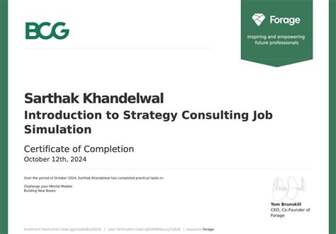 Sarthak Khandelwal On Linkedin I Just Completed Bcg S Introduction To