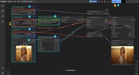 Flux Fill ワークフロー ステップバイステップガイド ComfyUI Wiki