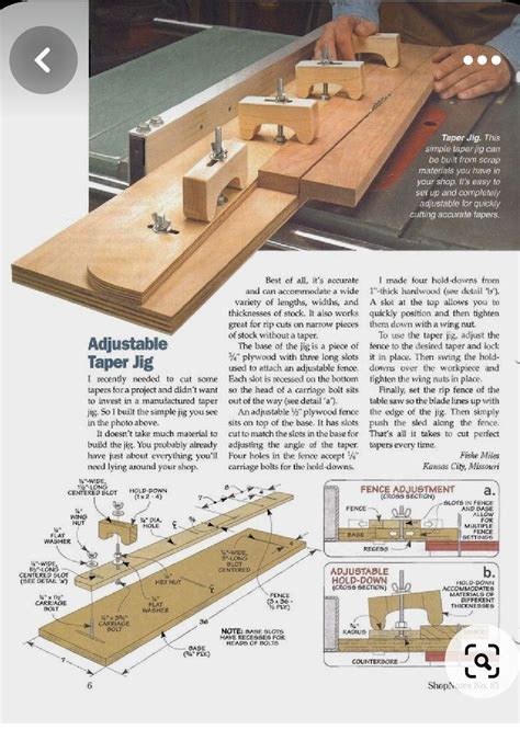 Diy T Track Tapering Jig Artofit