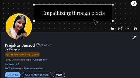 Prajakta Bansod On Linkedin Topvoice Communityrecognition Userexperience Uxdesign