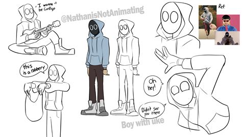 Boy With Uke But He Is A Cartoon Character Rboywithuke