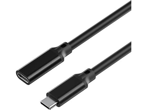 ROLIO USB C Naar USB C Verleng USB C Verleng Kabel 1 M Zwart MediaMarkt