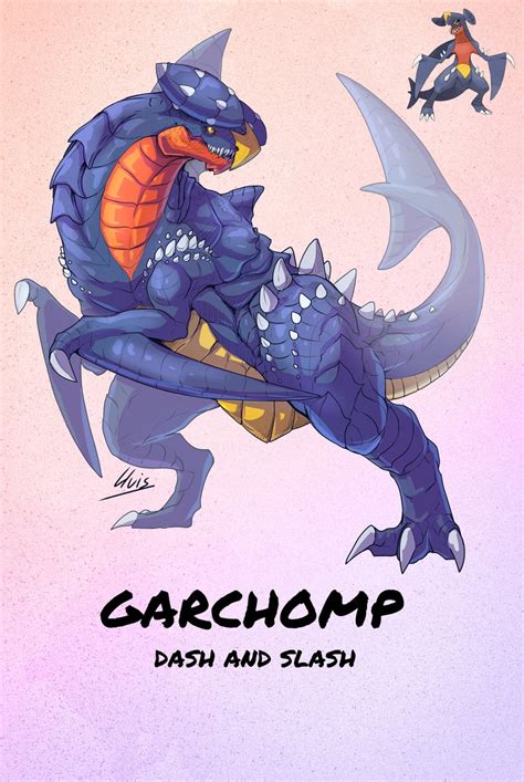 Garchomp Pokemon And More Drawn By Lluisabadias Danbooru