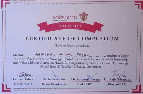 Abhishek Kumar Patel On Linkedin Programmer C Saksham