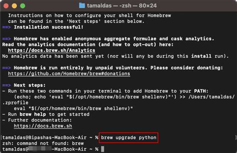 Comment Installer Python Sur Mac Guide Pour Une Installation Transparente Toptips Fr