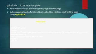 Angular Directive Filter And Routing PPT