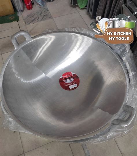 30inch Zirafah Kuali Kuali 30inchi Kuali Besar Kuali Aluminium Besar 30inchi Wok Lazada