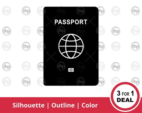 Passport Svg Travel Svg Vacation Svg Holiday Svg Passport Clipart