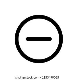 Delete Circle Shape Stock Vector Royalty Free 1153499065 Shutterstock