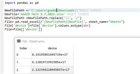 Python Export Huge Number As String From Excel File Stack Overflow