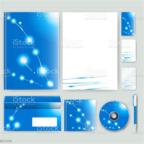 색 요소와 기업의 정체성 템플릿입니다 벡터 Brandbook 보고서 및 지침에 대 한 회사 비즈니스 스타일 추상적인 패턴 테마