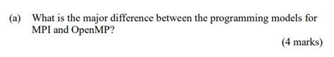 solved a what is the major difference between the