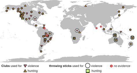 Global Distribution Of 57 Foraging Societies In The Sample Symbols Download Scientific Diagram