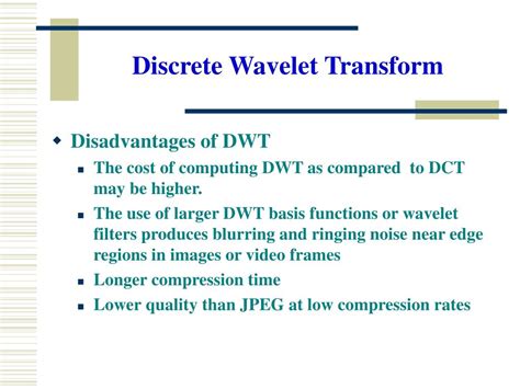 Ppt Discrete Wavelet Transform Dwt Powerpoint Presentation Free