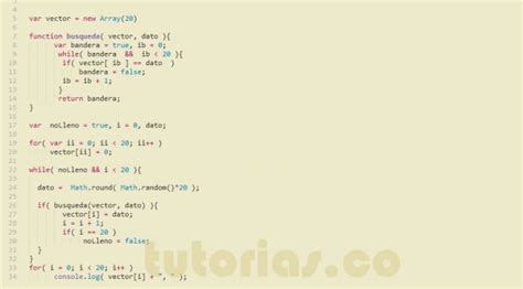 Funciones Javascript Vector Sin Datos Repetidos Tutorias Co