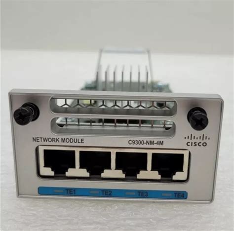 Cisco C9300 Nm 4m 4 Port Mgig Multi Gigabit Network Module 6q £141 43 Picclick Uk