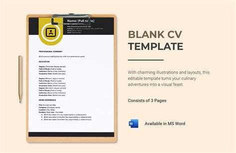 Academic Cv Template In Word Download