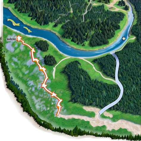 Download Hiking Trail Map Png Gtu62