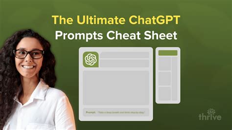 The Ultimate ChatGPT Prompts Cheat Sheet Thrive Agency
