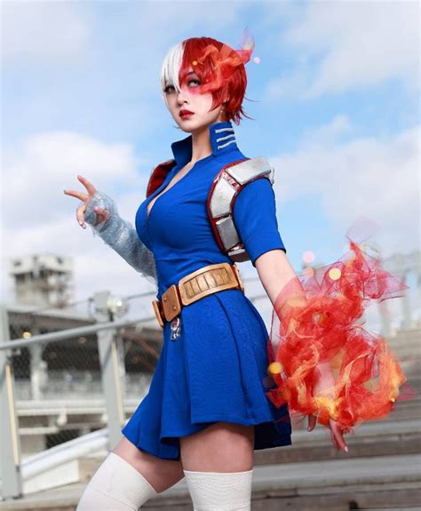 This My Hero Academia Cosplay Puts Fiery Genderbent Spin On Todoroki