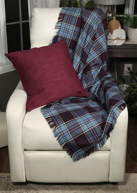 Royal Canadian Air Force Tartan Throw Taylors Tartans