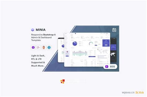 Minia Bootstrap 5 管理和仪表板模板wpsea模板