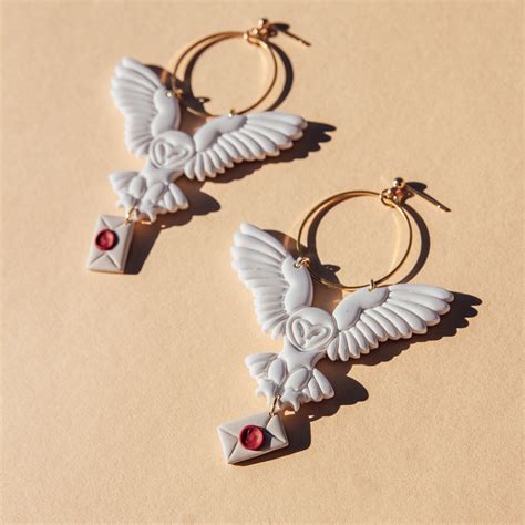 Owl Post Statement Earrings Joias Fininho