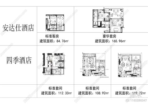 140个高级酒店客房平面图库施工图下载【id1165286547】知末案例馆
