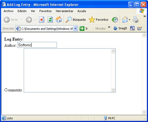 Site Logging Commands Descargar