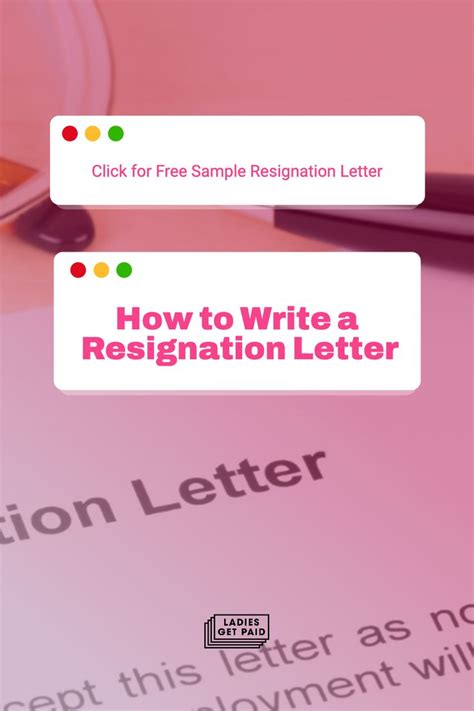 How To Write A Resignation Letter Sample Resignation Letter How To Write A Resignation