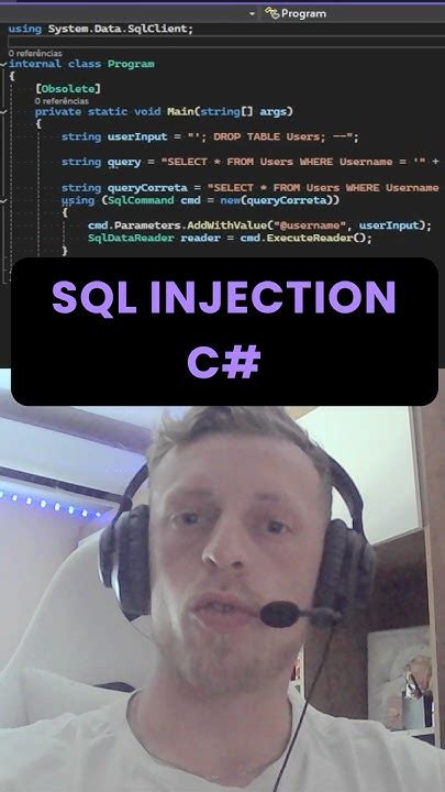 como evitar sql injection em seus projetos csharp programacao dicas
