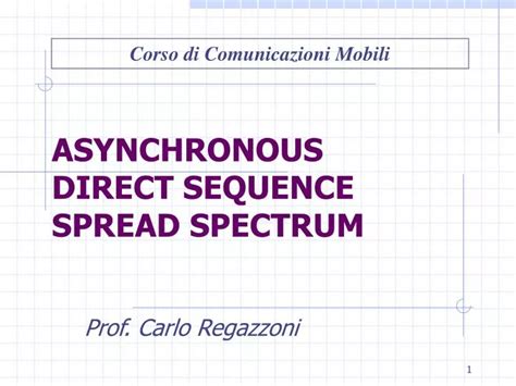 ppt asynchronous direct sequence spread spectrum powerpoint
