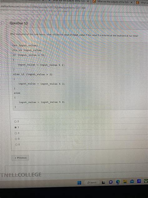 solved after execution of the code below what will be the