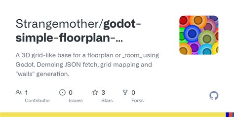 Github Strangemother Godot Simple Floorplan Generator A D Grid Like Base For A Floorplan Or