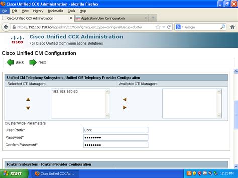 cisco unified contact center express uccx initial setup route