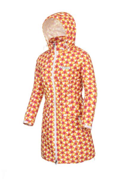 와이드앵글 여성용 골프 비옷 트렌치 코트 스타일로 선봬