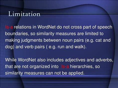 Ppt Wordnet Similarity Powerpoint Presentation Free Download Id