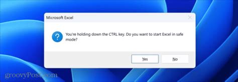 How To Open Excel In Safe Mode
