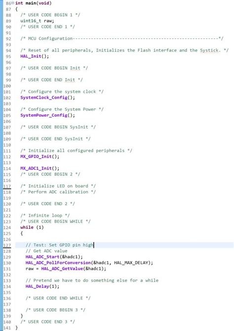 Why My Adc Polling Project Created By Me Not Worki