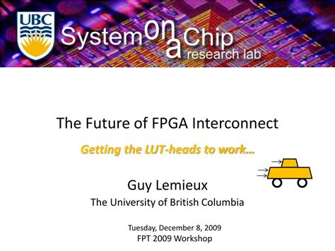 PPT The Future Of FPGA Interconnect PowerPoint Presentation Free Download ID 1633612