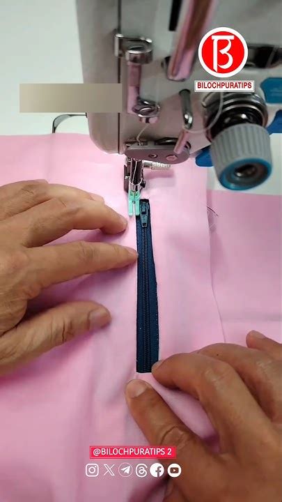zippered pocket sewing tutorial part 05 youtube