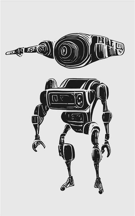 Robot Concept Art Assets Sci Fri Collection Vol 1 10472094 Vector Art
