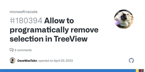 allow to programatically remove selection in treeview · issue 180394